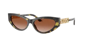 Versace Cat Eye Sunglasses Brown Gradient