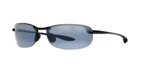 Maui Jim Rimless Sunglasses - Grey Mirror Polar