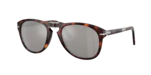 Persol Persol Tortoiseshell Aviator Sunglasses Platinum Plated