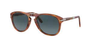Persol Persol Tortoiseshell Aviator Sunglasses Polarized Blue