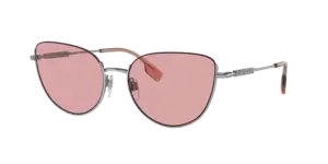Burberry Silver Tone Eyewear For Women
