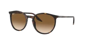 Ray-ban Round Frame Sunglasses - Light Brown