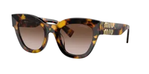 Miu Miu MIU MIU MU 01YS Sunglasses Brown Gradient