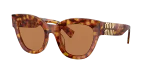 Miu Miu Mu 01ys Sunglasses - Brown