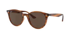 Ray-ban Round Frame Sunglasses - Dark Brown