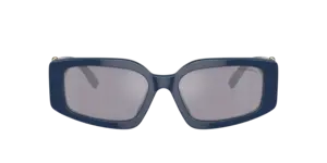 Tiffany & Co. Prada Rectangular Sunglasses - Violet Mirror Silver