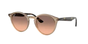 Ray-ban Ray-Ban Round Frame Sunglasses Pink Gradient Grey