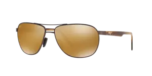 Maui Jim Maui Jim Castles Sunglasses Hclu+00ad Bronze Mirror Polarized