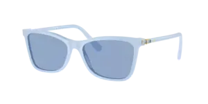 SWAROVSKI Sunglasses Light Blue Mirror Silver Int
