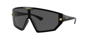 Versace Sunglasses - Dark Grey,mirror Gold