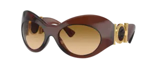 Versace Sunglasses Yellow Gradient Brown