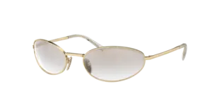 Prada Sunglasses Clear Mirror Gold Gradient