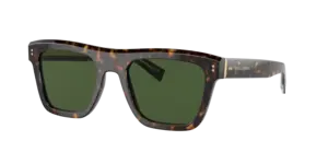Dolce & Gabbana Havana Sunglasses - Dark Green