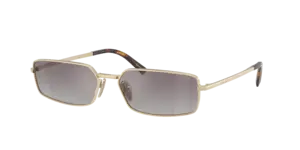 Prada Rectangular Full Rim Sunglasses - Gradient Blue Mirror Silver
