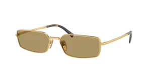 Prada Rectangular Full Rim Sunglasses - Green Olive