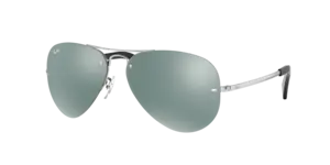 Ray-ban Rimless Sunglasses - Silver