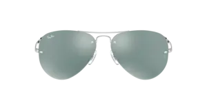 Ray-ban Rimless Sunglasses - Silver