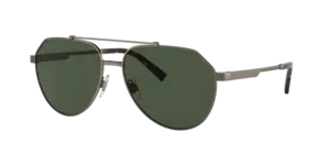 Dolce & Gabbana Aviator Sunglasses Dark Green Polar