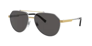 Dolce & Gabbana Aviator Sunglasses - Dark Grey