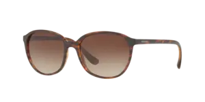 SUNGLASS HUT Oval Sunglasses - Gradient Brown