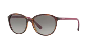 SUNGLASS HUT Oval Sunglasses - Gradient Grey