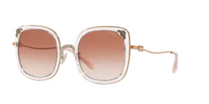 COACH Coach Embellished Sunglasses Pink Gradient