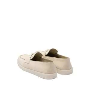 Prada Suede Loafers - Neutral