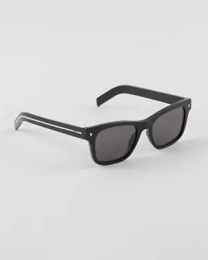 Prada Sunglasses With Iconic Metal Plaque