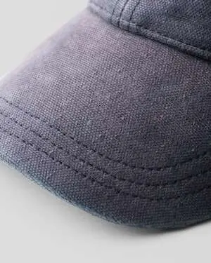 Prada Canvas Baseball Cap - Baltic Blue