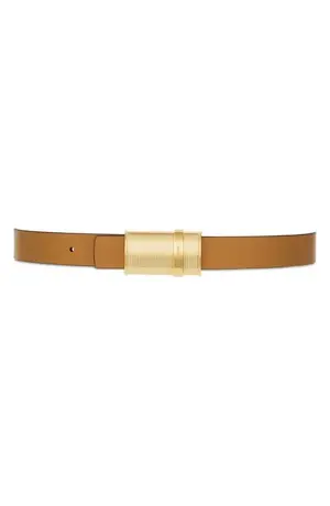 FERRAGAMO Reversible Leather Belt - Brown Tones