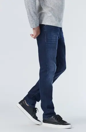 MAVI Marcus Slim Straight Leg Jeans - Dark Williamsburg