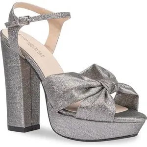 TOUCH UPS Sailor Platform Sandals - Pewter