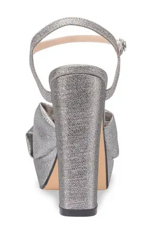 TOUCH UPS Sailor Platform Sandals - Pewter