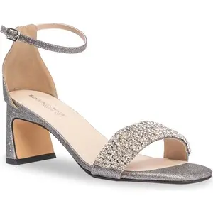 TOUCH UPS Jade Ankle Strap Sandal - Pewter