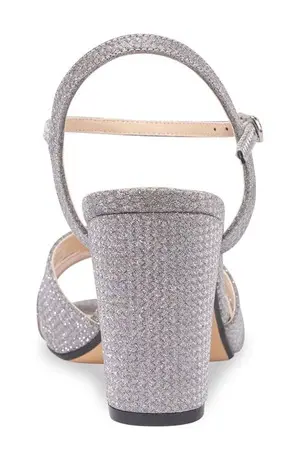 TOUCH UPS Riley Ankle Strap Sandal - Silver