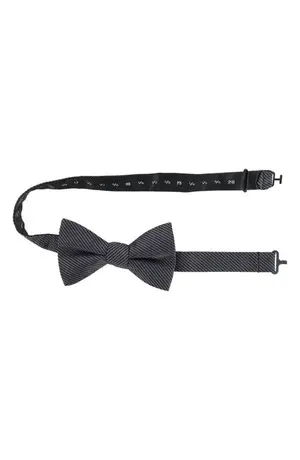Trafalgar Leyton Stripe Bow Tie