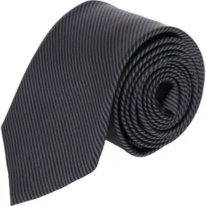 Trafalgar Trafalgar Leyton Stripe Neck Tie Graphite