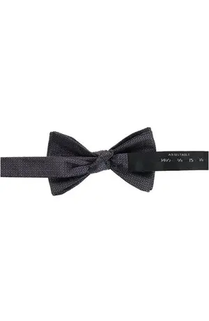Trafalgar Monte Bello Silk Bow Tie - Graphite