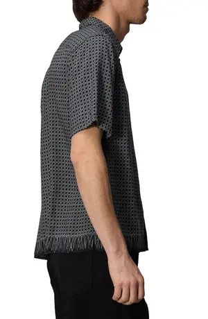 Rag & Bone Dalton Stretch Short Sleeve Button-up Shirt