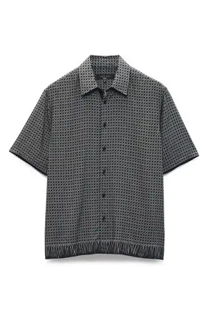 Rag & Bone Dalton Stretch Short Sleeve Button-up Shirt