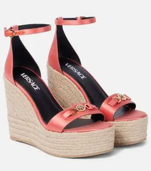 Versace Open Toe Espadrilles