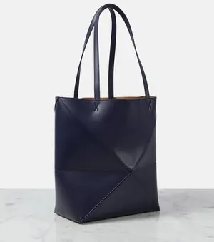Loewe Puzzle Fold Tote - Blue