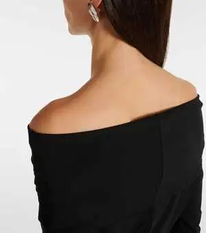 Max Mara Gerla Off-shoulder Maxi Dress