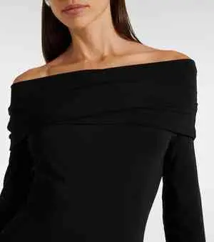 Max Mara Gerla Off-shoulder Maxi Dress