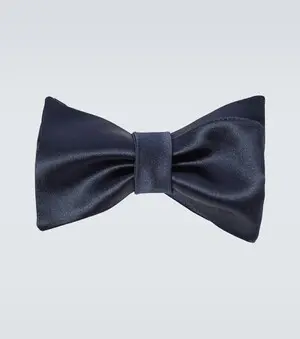 Brunello Cucinelli Cotton And Silk Satin Bow Tie