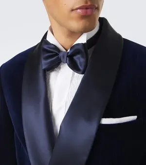 Brunello Cucinelli Cotton And Silk Satin Bow Tie
