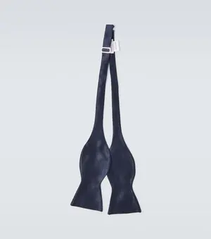 Brunello Cucinelli Cotton And Silk Satin Bow Tie