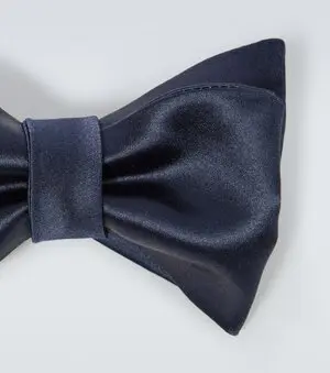 Brunello Cucinelli Cotton And Silk Satin Bow Tie