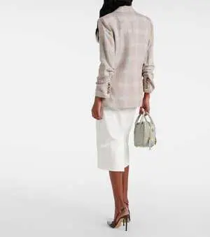 Veronica Beard Beacon Dickey Linen Blazer - Beige
