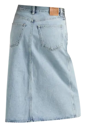 TOTEME Denim Midi Skirt - Blue
